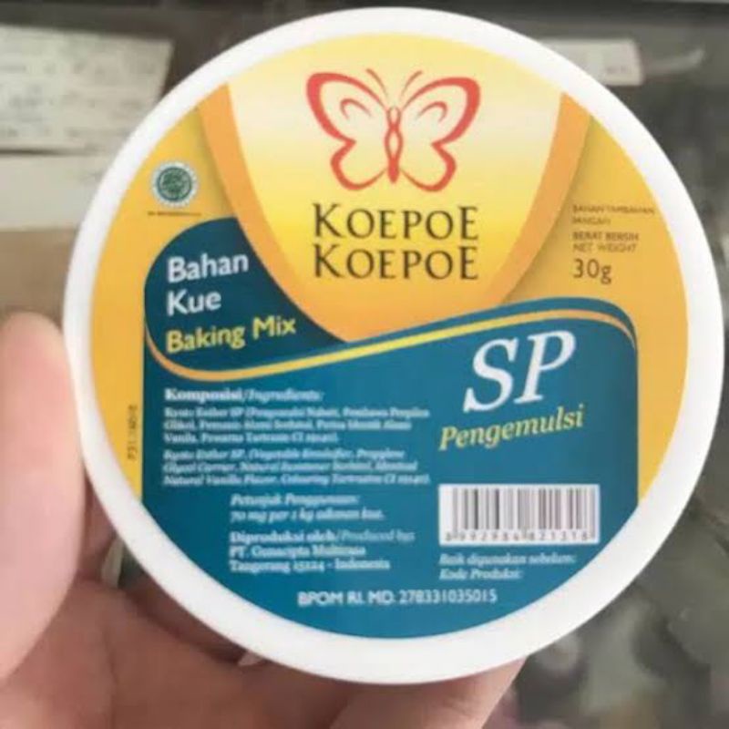 Jual SP koepoe koepoe 30gram | pengemulsi | baking mix | Shopee Indonesia