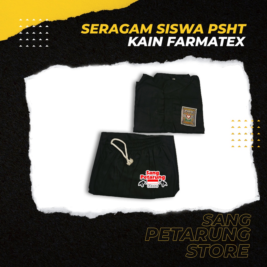 Jual Baju / Seragam / Sakral Pencak Silat PSHT Sakral Siswa PSHT ...