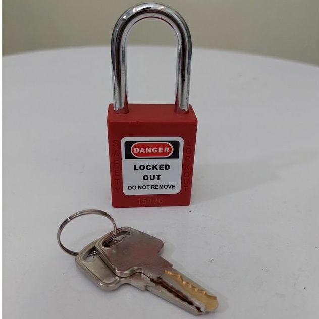 Jual Gembok Safety Equipment Loto Padlock China 38mm Merah Red | Shopee ...