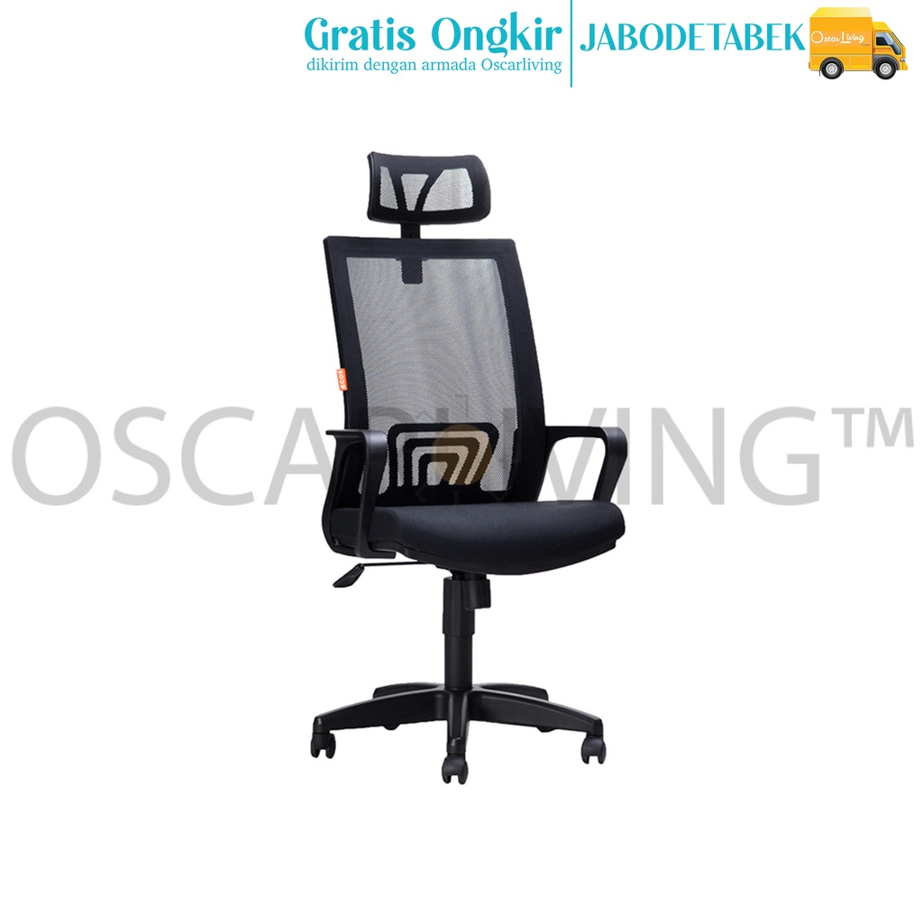 Jual Kursi Kantor ECOS SBM 9301 H / Office Chair / Kursi Kerja Hitam [Khusus Jabodetabek Kota ...