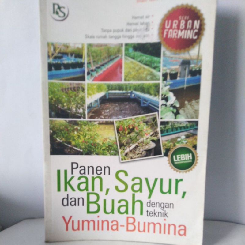 Jual Buku Panen Ikan,Sayur dan Buah dengan teknik Yumina-Bumina ...