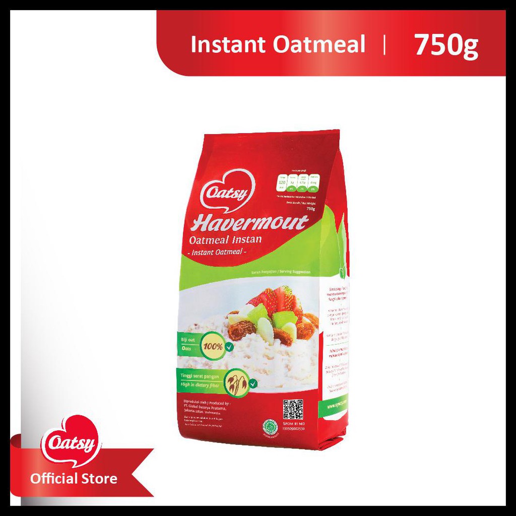 Jual Oatsy Oatmeal Instant 750G | Shopee Indonesia