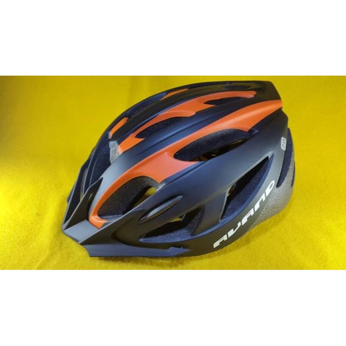 Jual helm sepeda merk avand type a20 orange | Shopee Indonesia
