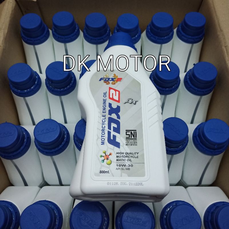 Jual OIL OLI FDX2 FDX 2 10W-30 API SL/MB PELUMAS MESIN METIC 800ML ...