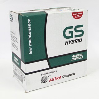 Jual Accu Gs Hybrid NS60L Aki mobil grand Livina march Corolla 100% ...