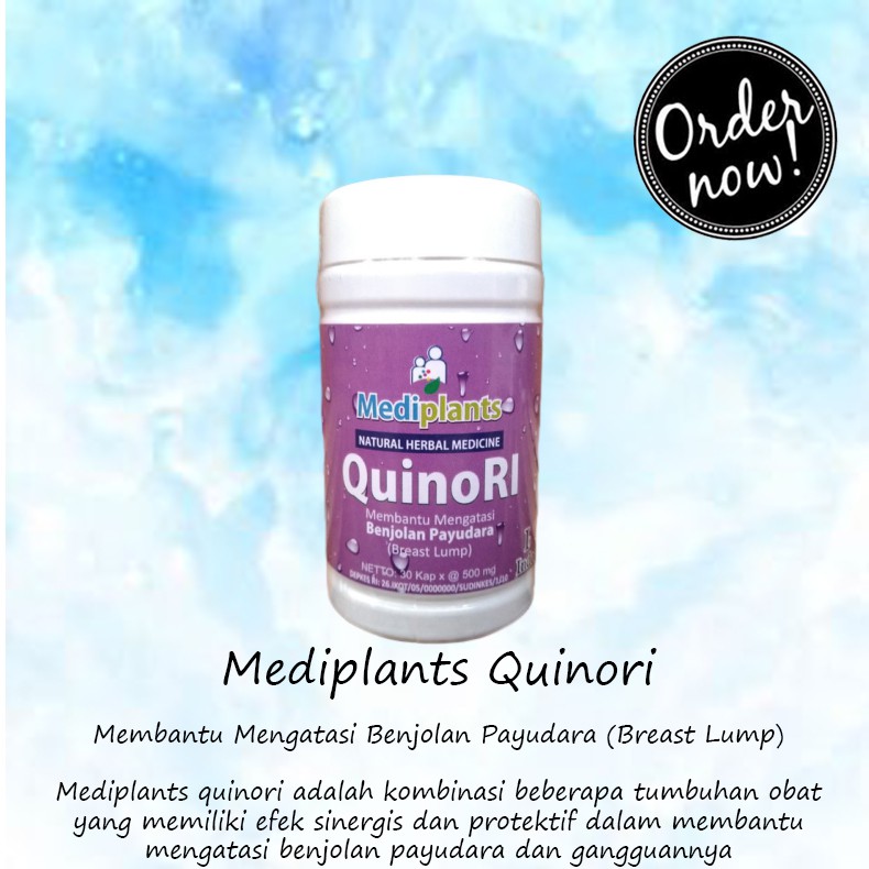 Jual Mediplants Quinori - Benjolan Payudara / Breast Lump | Shopee ...