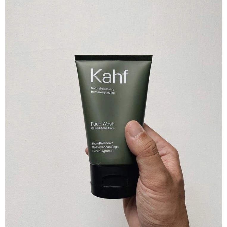 Jual [Original] KAHF Everyday Oil and Care Hijau Facial Wash Sabun Cuci ...