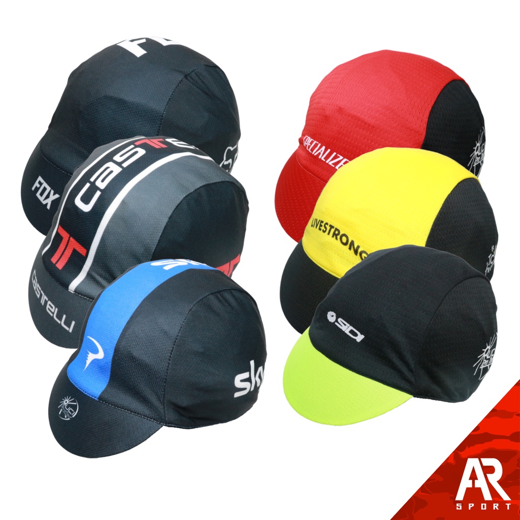 Jual Topi Sepeda Cycling Cap Dry-Fit Print dan Polyflex | Shopee Indonesia