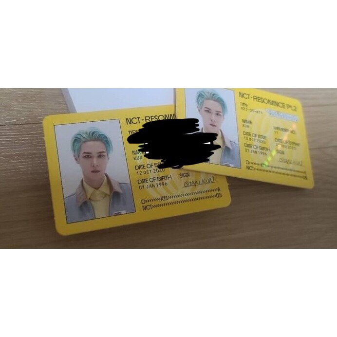 Jual id card nct ID CARD KUN ID CARD YANG YANG YEARBOOK TEN | Shopee ...