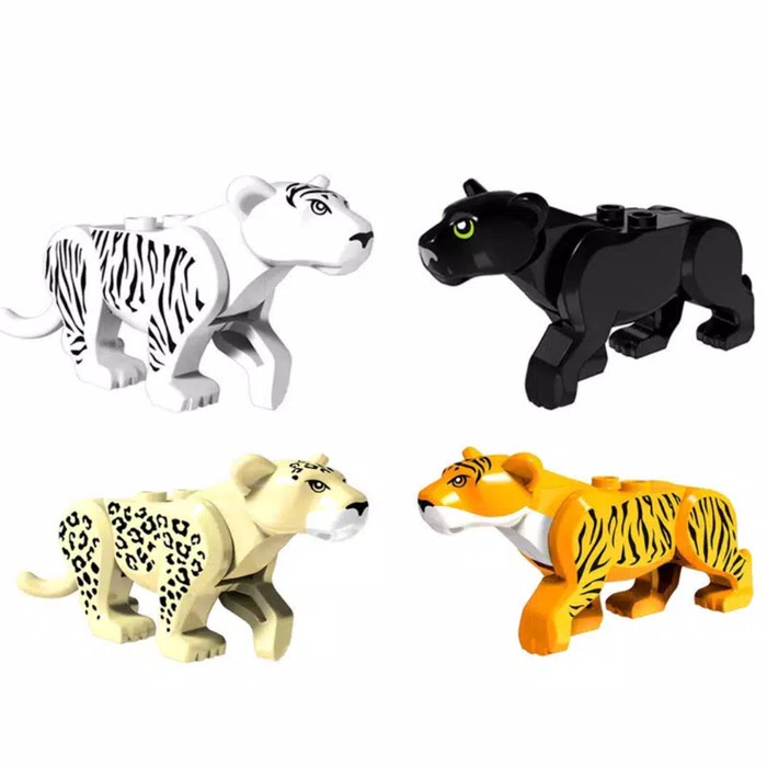 Jual Eklusif Lego Minifigure Animal Hewan Harimau Putih White Tiger ...