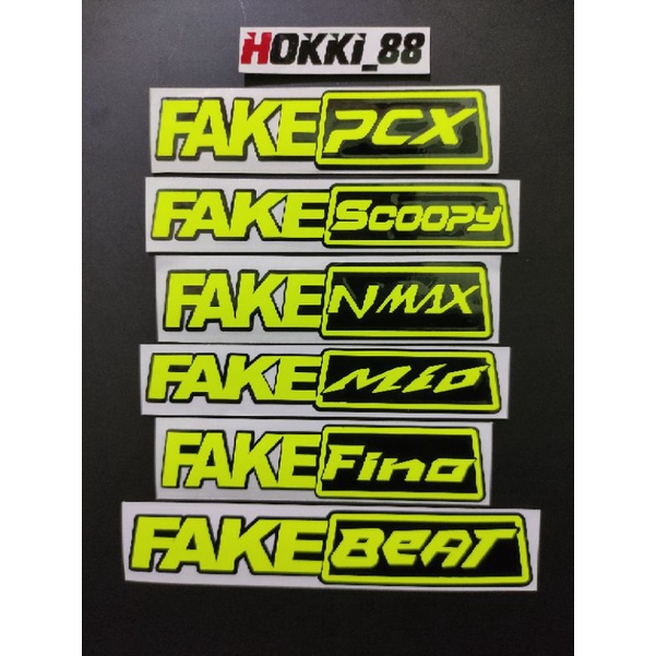 Jual STICKER FAKE BEAT MIO FINO PCX NMAX VARIO THAILAND THAILOOK ...