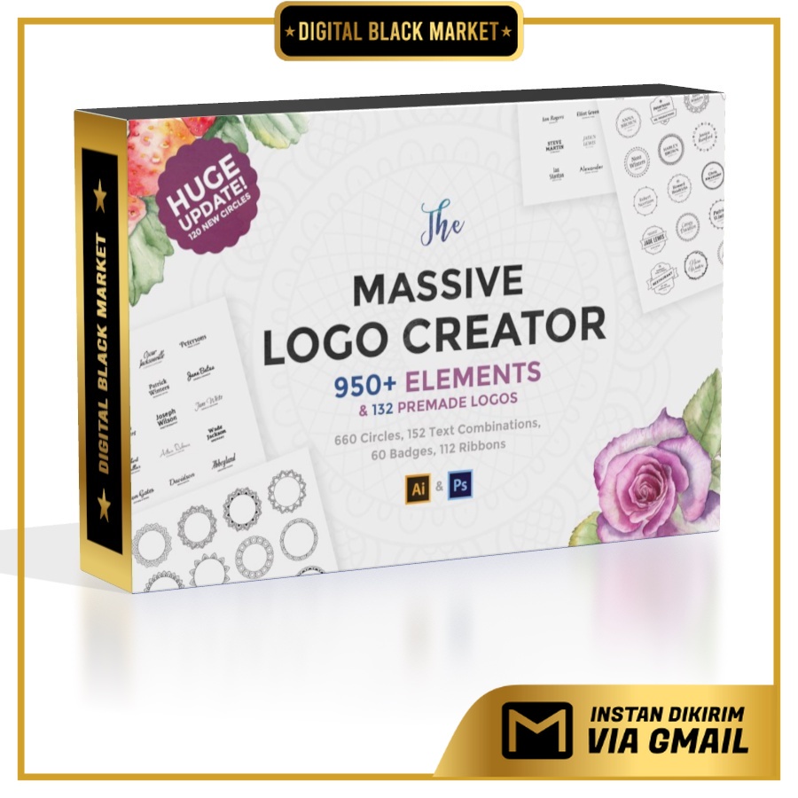 Jual The Massive Logo Creator - Photoshop & Illustrator | Shopee Indonesia