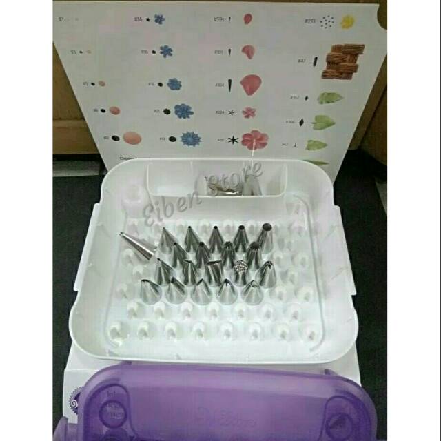 Jual Spuit Wilton Deluxe Set-22/ Decorating Piping Tip Set | Shopee ...
