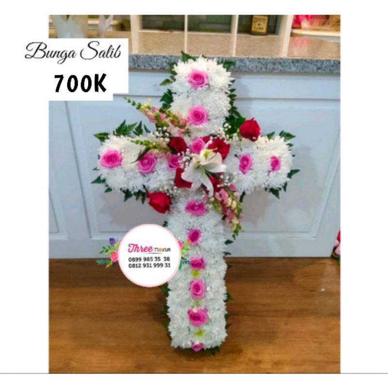 Jual bunga salib / bunga salib murah / bunga salib duka cita / hadiah ...
