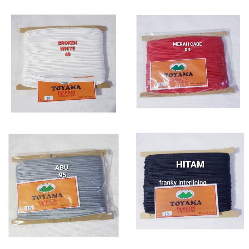Jual BISBAN ISI BUNGKUS BESAR ISI 66 YARD HARGA PER ROLL BAHAN SATIN ...