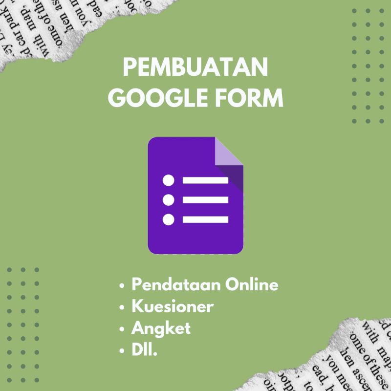 Jual JASA PEMBUATAN GOOGLE FORM | ANGKET | PENDATAAN ONLINE | Shopee Indonesia