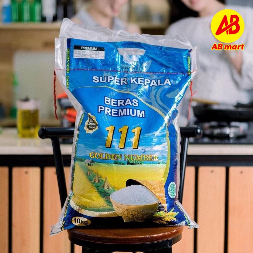 Jual Beras Golden Number 111 10 Kg / Grab & Go Send Medan - ASIA BEST ...