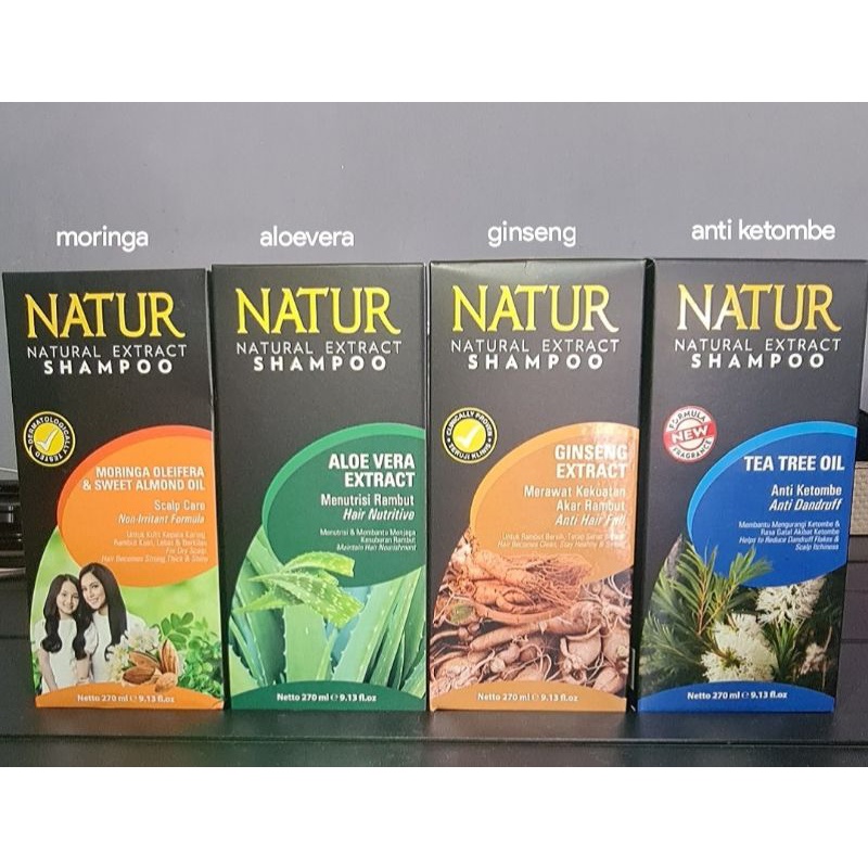 Jual NATUR SHAMPOO 80ml / 140ml / 270ml | Shopee Indonesia