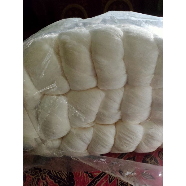 Jual Benang Tenun 602 Sutra Silk Berat 5 Kg Benang Tenun Ikat Shopee Indonesia