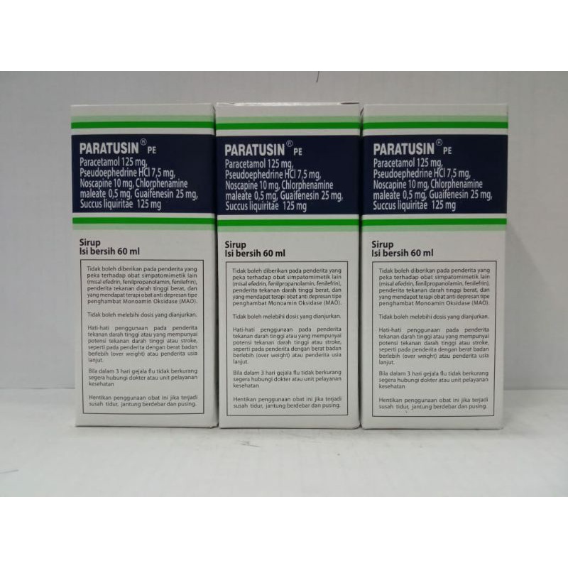 Jual PARATUSIN Syrup 60 ml | Shopee Indonesia
