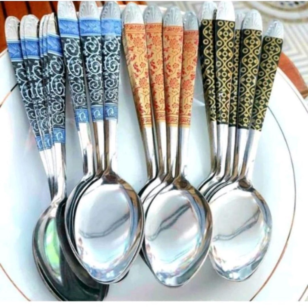 Jual SENDOK/GARPU STAINLESS ISI 12 | Shopee Indonesia