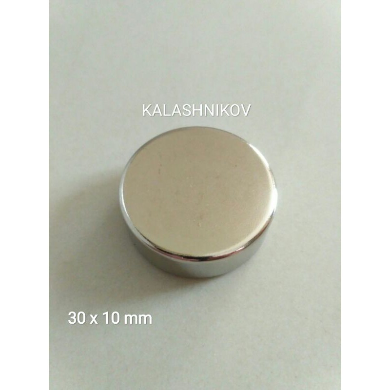 Jual Magnet Neodymium Bulat 30x10 mm 30x10mm 30 x 10 mm 30mmx10mm 30 ...