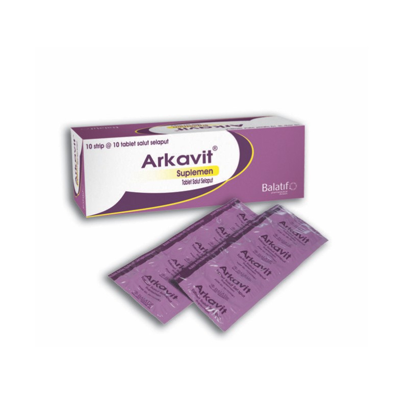 Jual ARKAVIT SUPLEMEN TAB STR 10 STRIP / 10 KAPLET | Shopee Indonesia