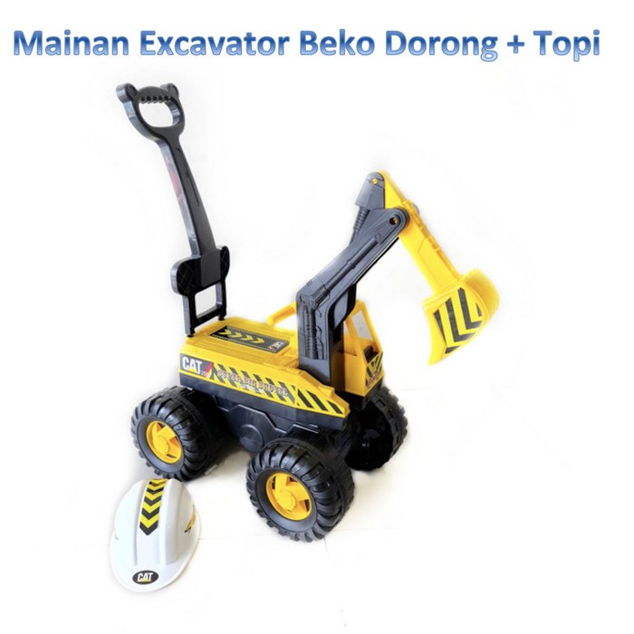 Jual M162 Mainan Mobil Excavator Beko - Mobil Duduk Dorong Anak (uk ...