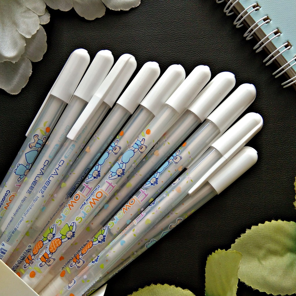 Jual White Ink Gel Pen / Pulpen Gel Tinta Putih | Shopee Indonesia