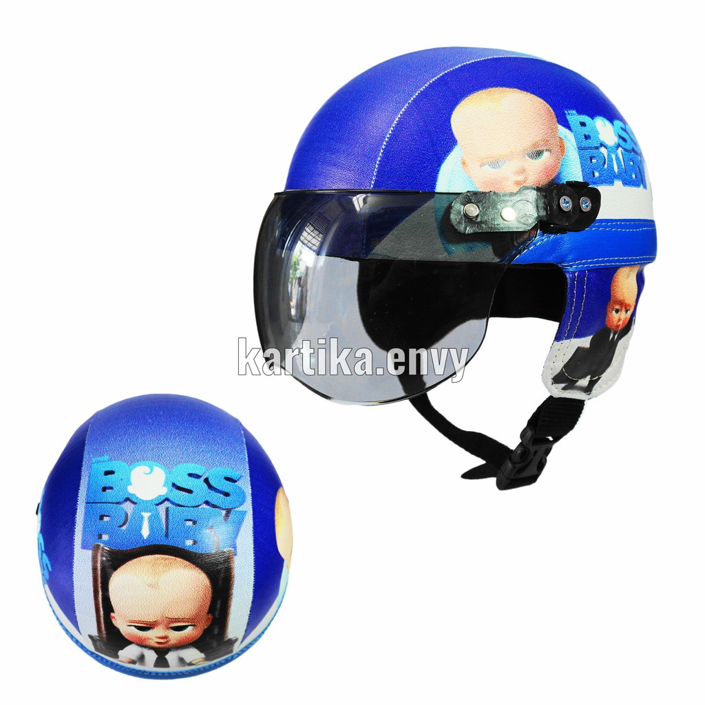 Jual Helm Anak SUPER Balita Retro Boss Baby | Shopee Indonesia