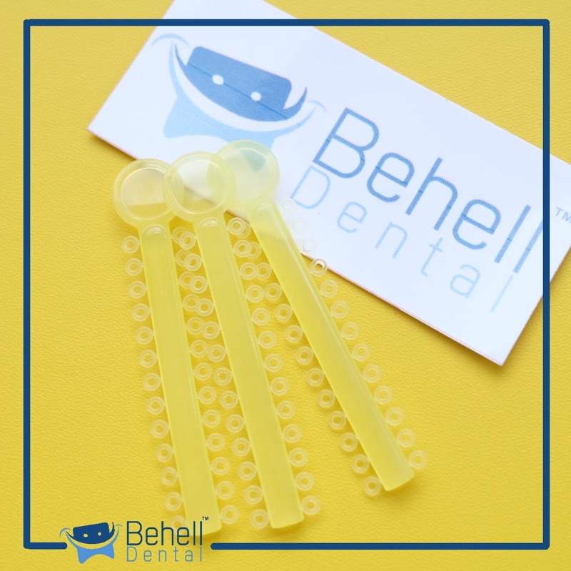 Jual Karet Behel Motif Power O ring Bulat PREMIUM - Dental rubber band ...