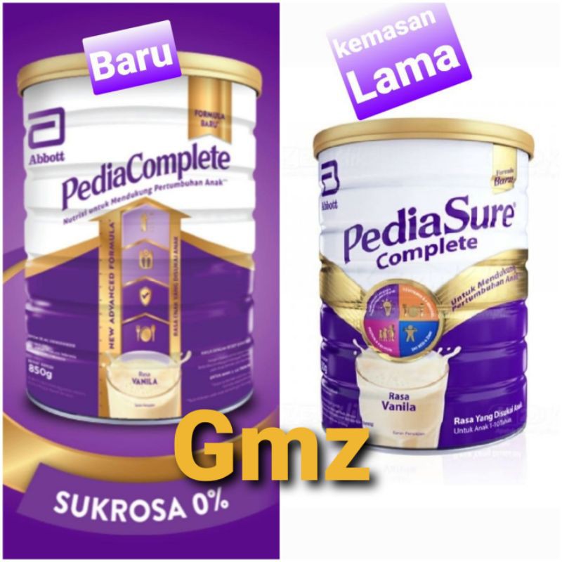 Jual Pediasure Complete Vanila 850 gr 400 Gr/ PediaComplete kemasan baru | Shopee Indonesia