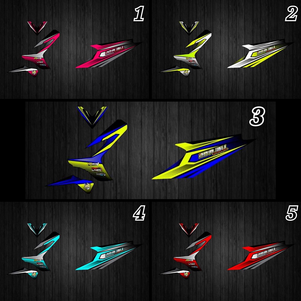 Jual Sticker Striping Beat Karbu Custom Doa Ibu Sepanjang Jalan ...