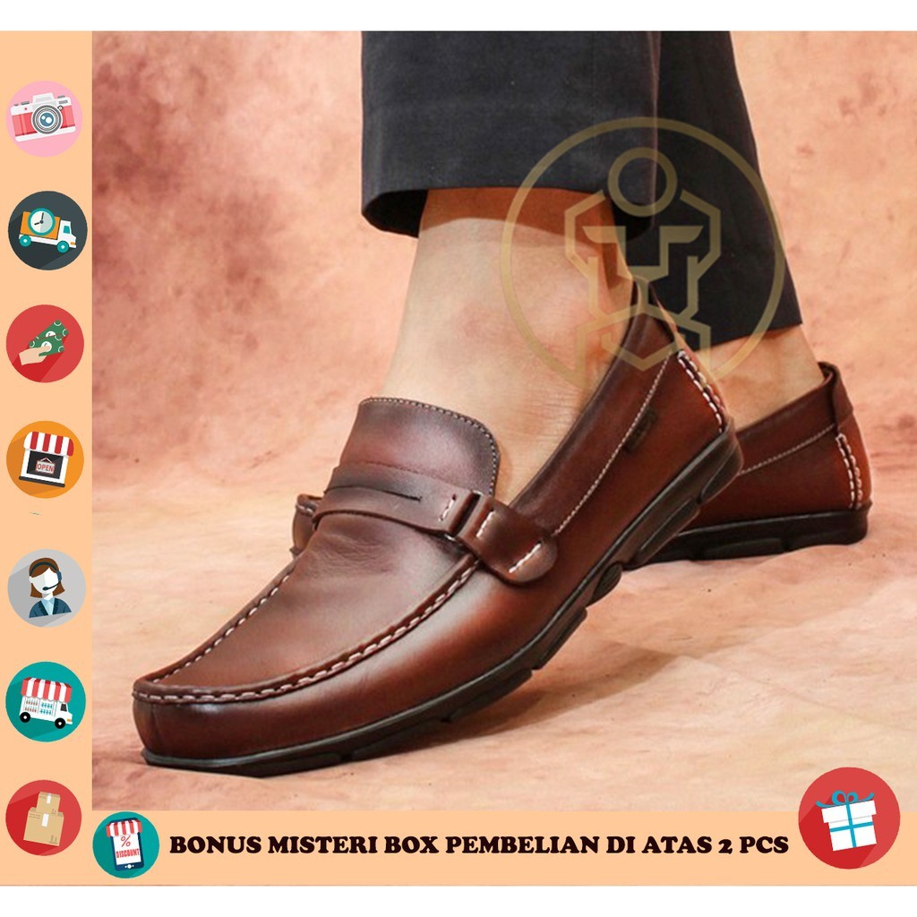 Jual COD - SEPATU PANTOFEL PRIA KULIT ASLI - PANTOFEL PANSUS FORMAL ...