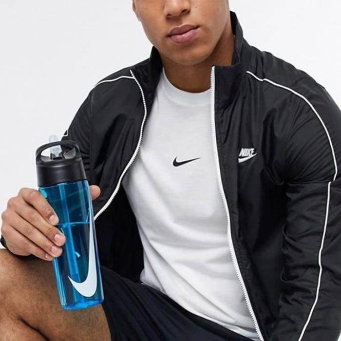Jual Botol Minum Nike TR Hypercharge Straw Bottle 24 oz Blue Fury ...