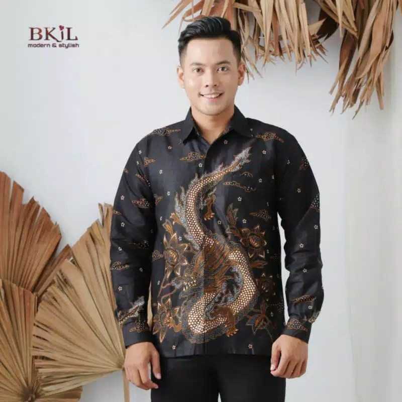 Jual NOTO ARTO BATIK Kemeja Batik Naga Sogan | Shopee Indonesia