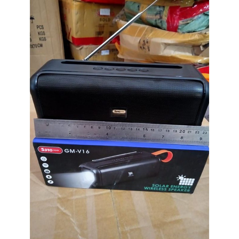 Jual Speaker Bluetooth Speaker wireless portable SOLAR CHARGER SENTER ...