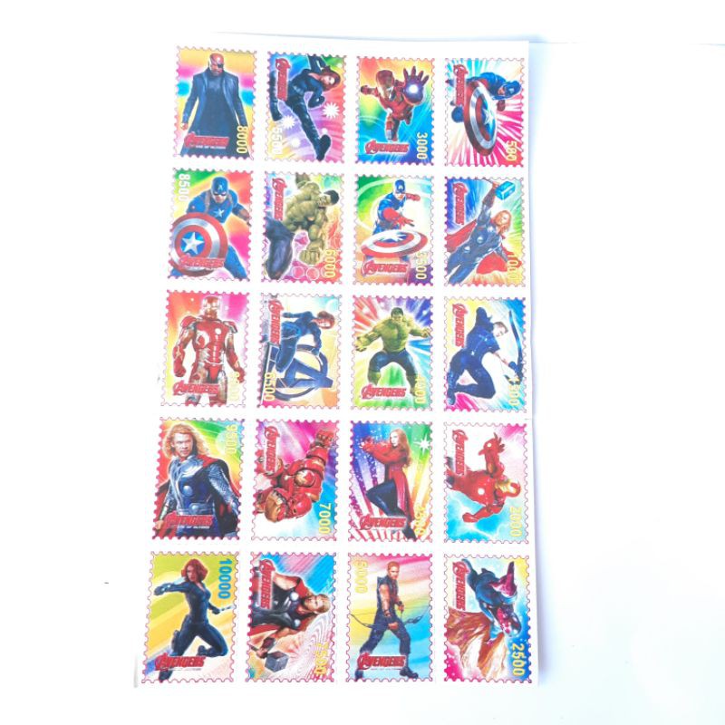 Jual Mainan anak sticker perangko karakter untuk anak perempuan dan ...