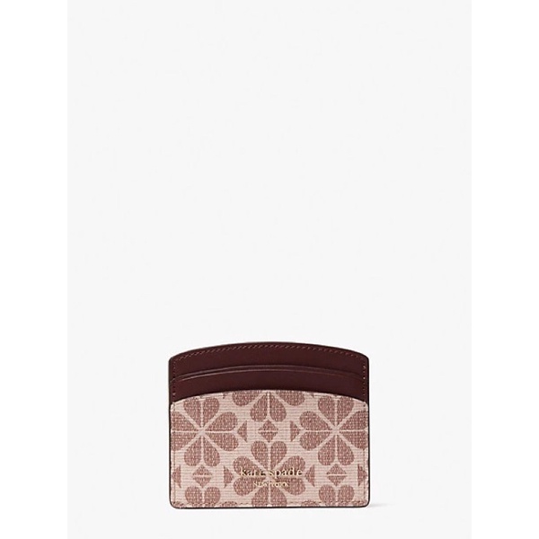 Jual Kate Spade Flower Coated Canvas Card Holder AUTHENTIC | Shopee ...