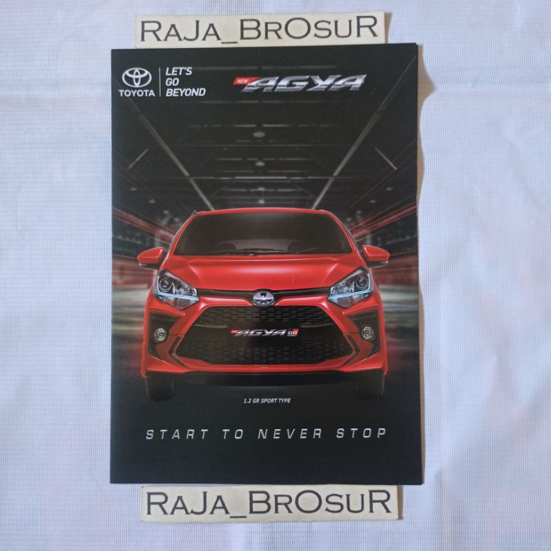 Jual Poster brosur leaflet Toyota New Agya 2021 | Shopee Indonesia