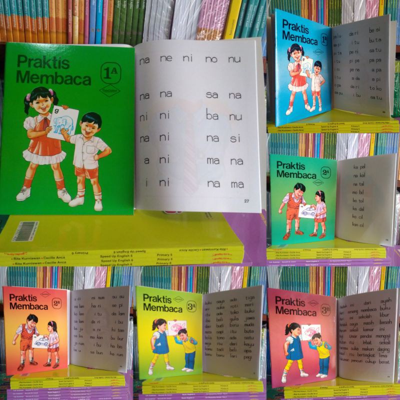 Jual Buku Mandira Praktis Membaca Jilid 1a 1b 2a 2b 3a 3b Original ...