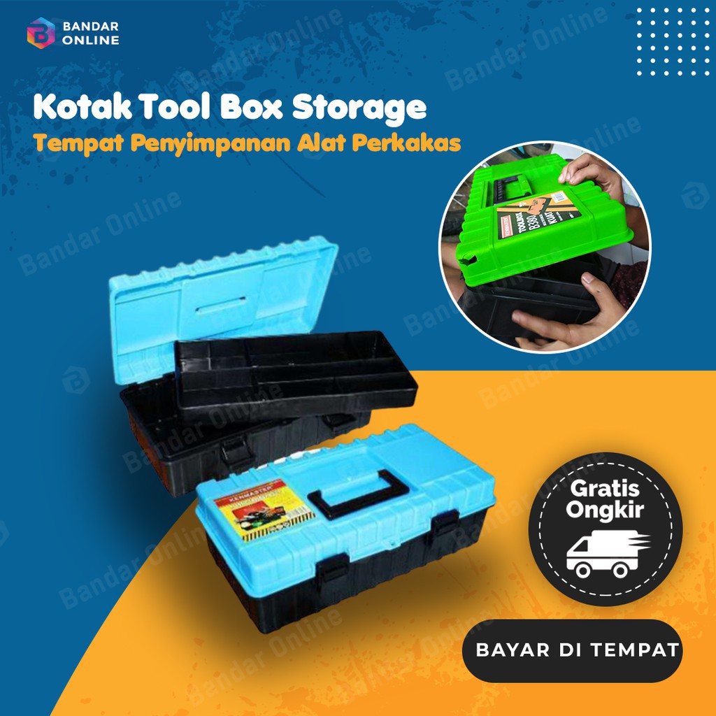 Jual Kotak Tool Box Storage Tempat Penyimpanan Alat Perkakas | Shopee ...