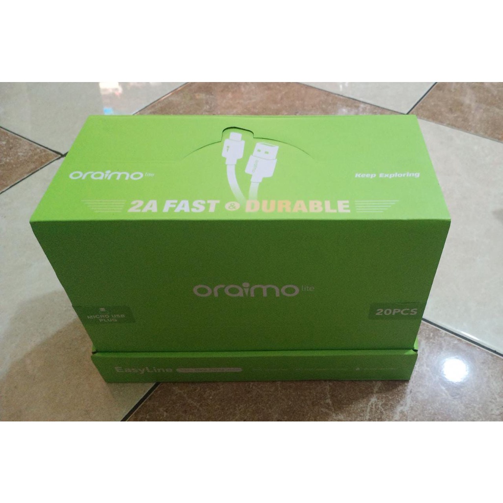 Jual Oraimo Kabel Data Micro USB Android Cable 2A Fast & Durable OCD ...