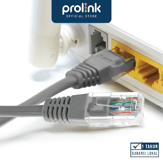 Jual PROLINK Kabel Network CAT5e 24UC UTP Ethernet Cable Bare Copper ...