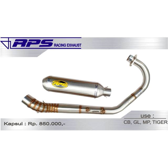 Jual Knalpot Kapsul RPS Racing Exhaust | Shopee Indonesia