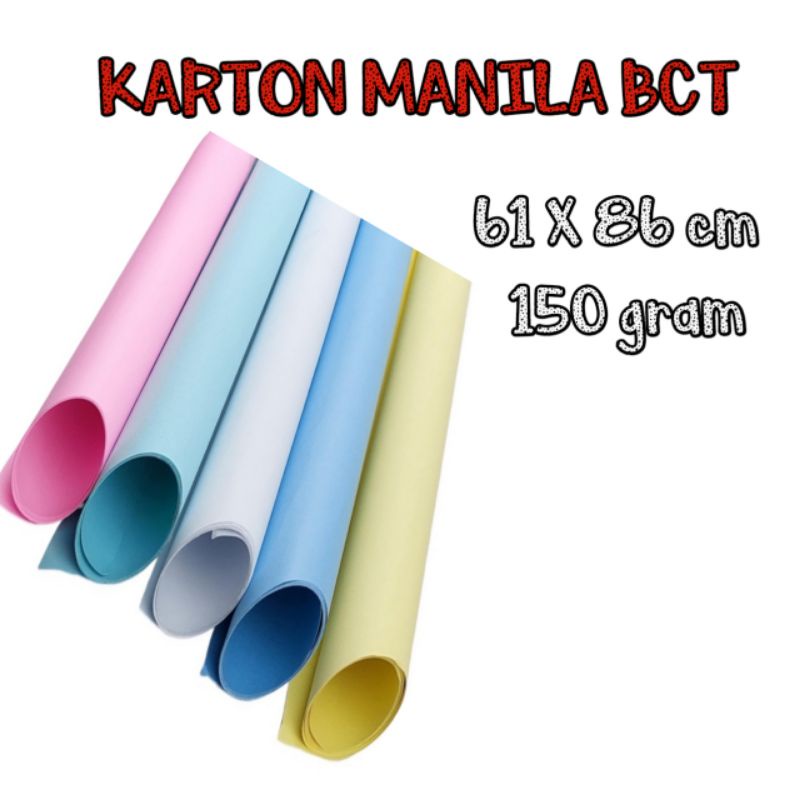 Jual Karton Manila BCT Warna 61X86 cm 150 gr | Shopee Indonesia