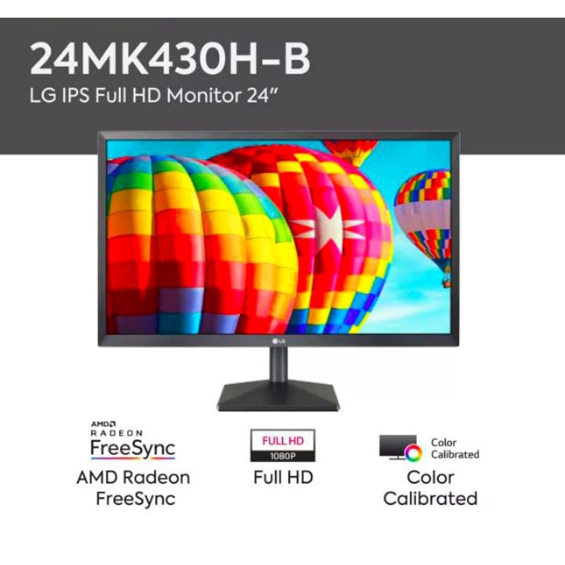 Jual Monitor LED LG 24MK430H-B, 23.8", IPS Full HD VGA HDMI 1920x1080 ...