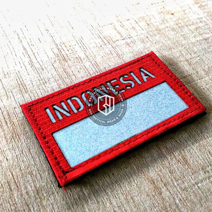Jual Adf Patch Indonesia Flag Dummy Ir Patch Military Airsoft Gear ...