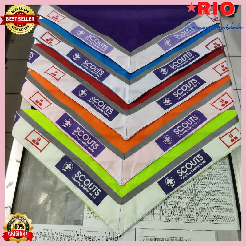 Jual Scraf pramuka scouts wosm menyala | Shopee Indonesia