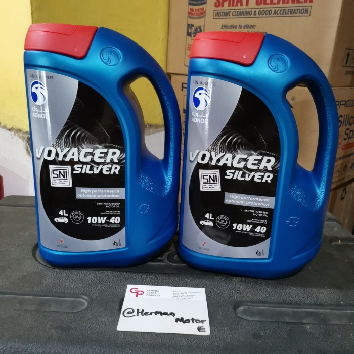 Jual Oli mesin Adnoc Voyager Silver 10w-40 SN kemasan 4L | Shopee Indonesia